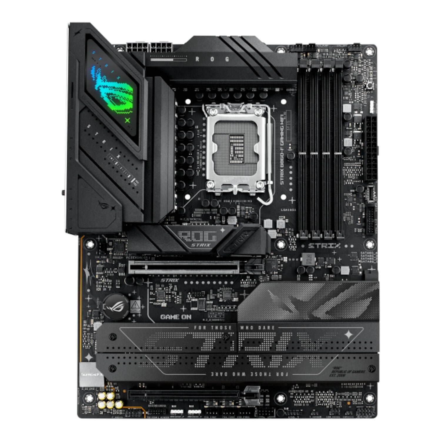Asus ROG STRIX B860-F Gaming Wi-Fi Motherboard - Intel LGA1851 – Techden SA
